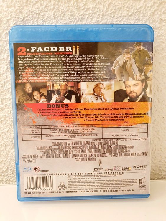 Django Unchained DVD Blu-ray Disc | Kaufen auf Ricardo