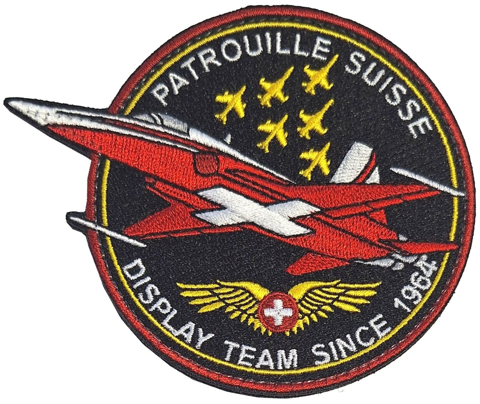 Patrouille Suisse Aufnäher Display Team Since 1964 Stoff. (Neu (gemäss ...