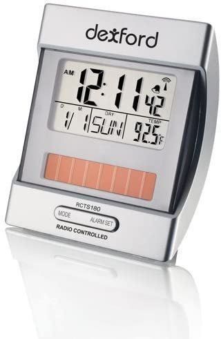 Solar Funkwecker Tischuhr lautlos LCD | Kaufen auf Ricardo