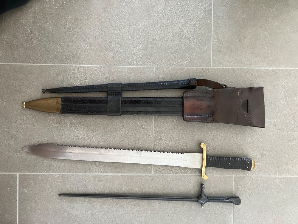 Gotthardbsteck Faschinenmesser/Stichbajonett Armee Vetterli (Gebraucht) in Gelterkinden für CHF ...