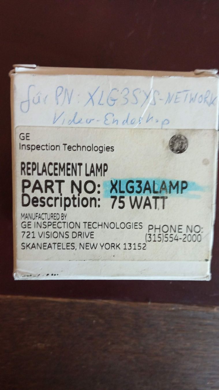 Lampe für GE Everest XLG3A Borescope (PN XLG3ALAMP) (Gebraucht) in ...