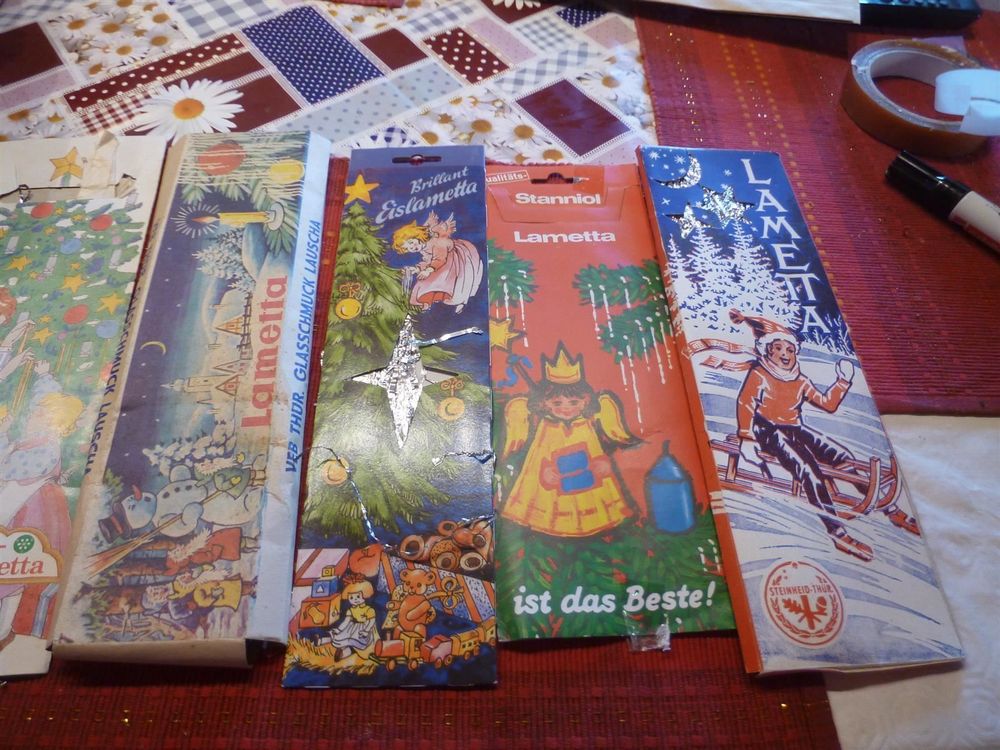 4 Stanniol Eisla ist das beste Lametta Lauscha Baum Deco (Neu und ...
