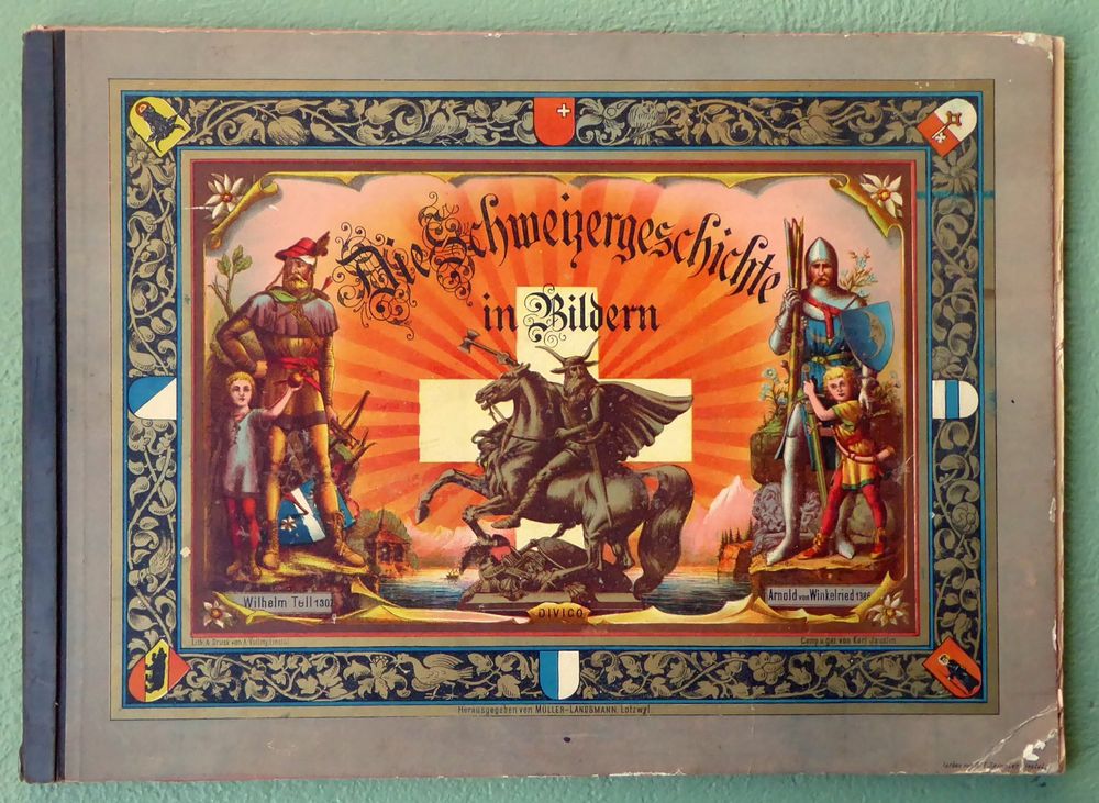 Buch DIE SCHWEIZERGESCHICHTE IN BILDERN Jauslin Muttenz 1887 (Gebraucht) in Basel für CHF 5 ...