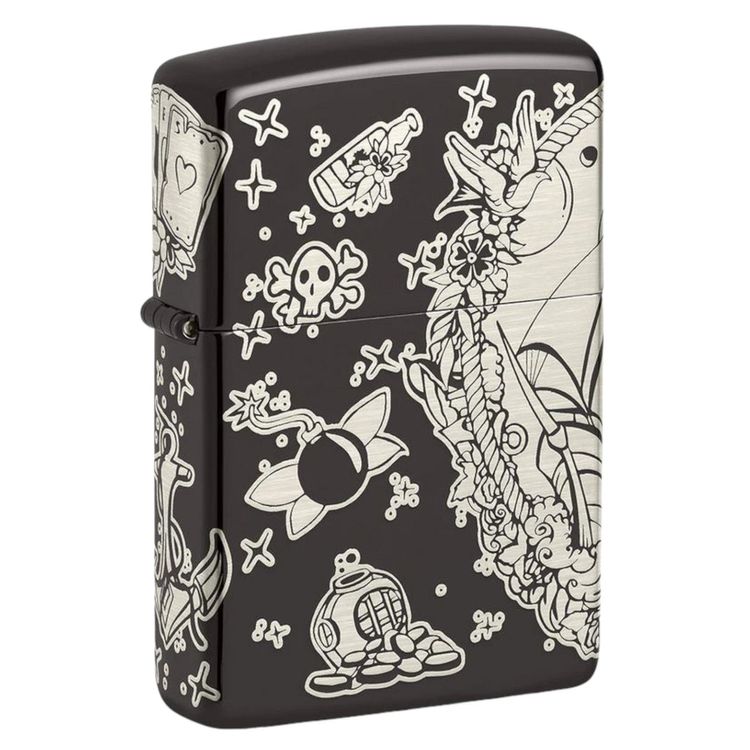 ZIPPO Tattoo Theme Design 360° Premium Feuerzeug 60006403 (Neu und originalverpackt) in Ennenda ...