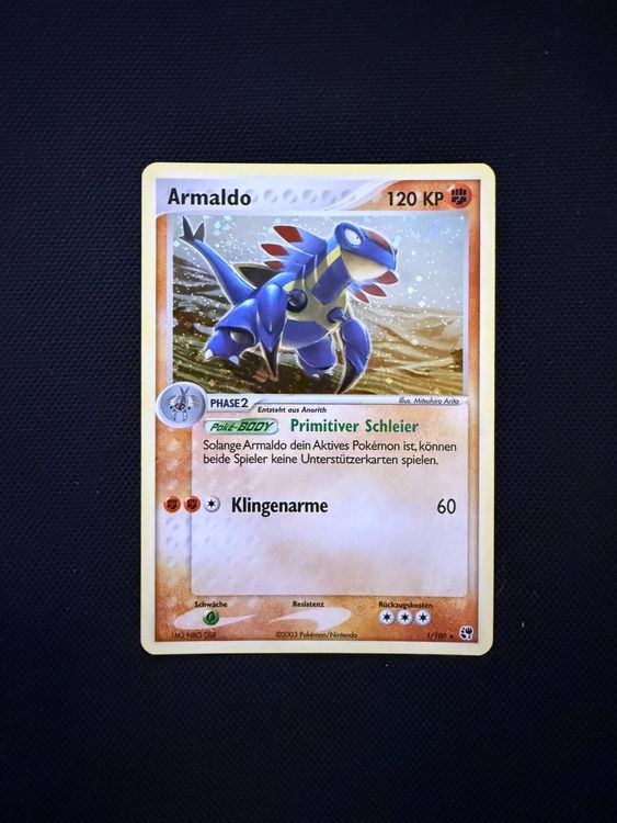 🔥 Pokemon Armaldo 1/100 * EX Sandstorm 🔥 | Kaufen auf Ricardo