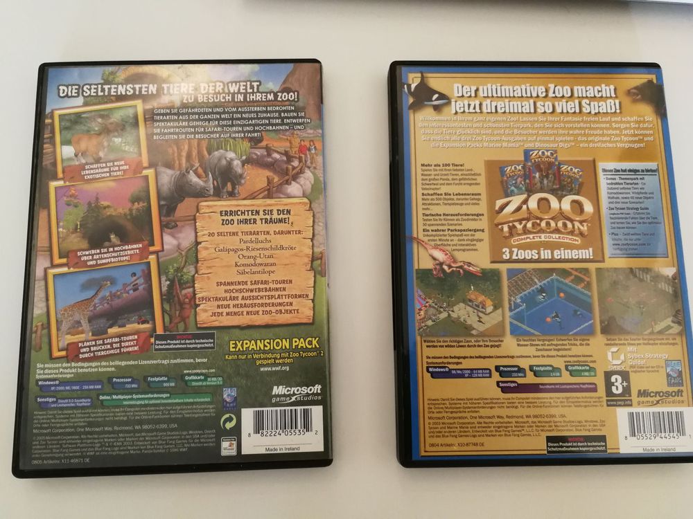 Zoo Tycoon complete collection & 2 (Gebraucht) in Baar für CHF 35.95 ...