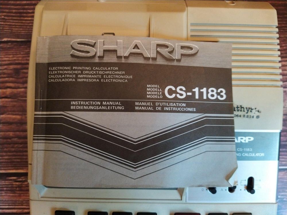 Tischrechner SHARP Compet CS-1183 (Gebraucht) in Oberdorf für CHF 32 ...