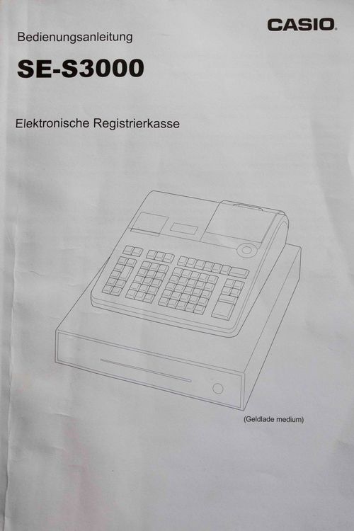 Moderne Registrierkasse Casio SE-3000 mit 30 Sparten | Kaufen auf Ricardo