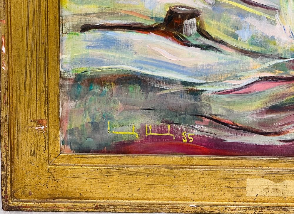 Sinischa Christen (1922-2007) Grosse Waldlandschaft Gemälde | Kaufen ...