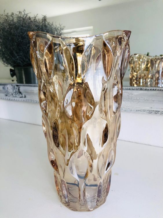 Sonderpreis! Vase Farbe Cognac Kristallglas (Neu und originalverpackt) in Bern für CHF 36 – mit ...
