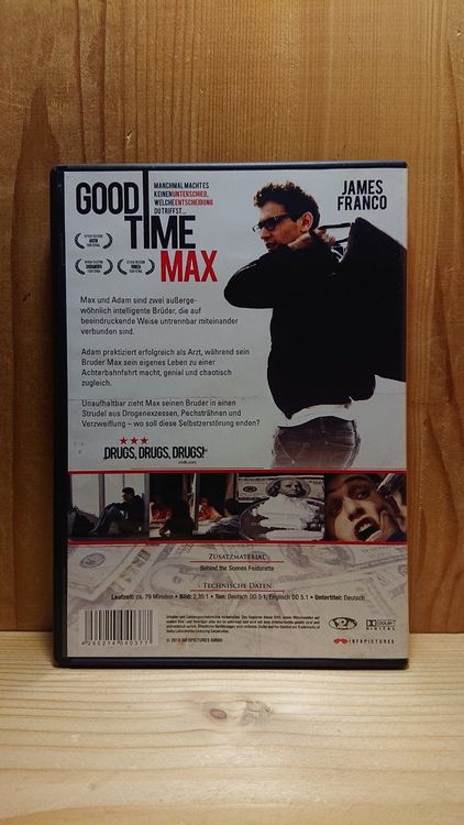 GOOD TIME MAX DVD mit James Franco (Gebraucht) in Wilderswil für CHF 1. ...