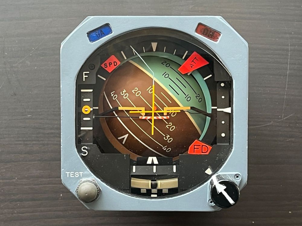 Flugzeuginstrument Flight Director Horizont Swissair Airline (Gebraucht ...