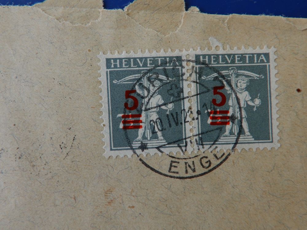 1921, 5 auf 7 1/2 Paar Tellknabe Zürich-Kilchberg | Kaufen auf Ricardo