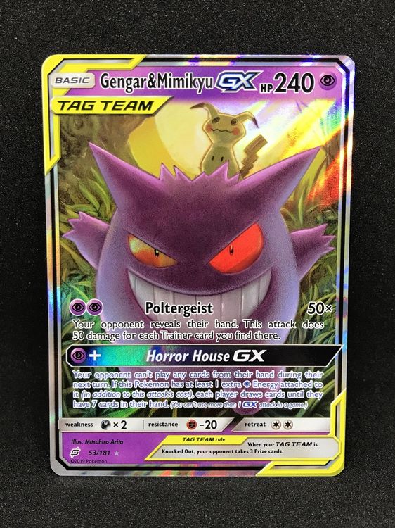 Gengar & Mimikyu GX - Pokemon-Karte | Kaufen auf Ricardo