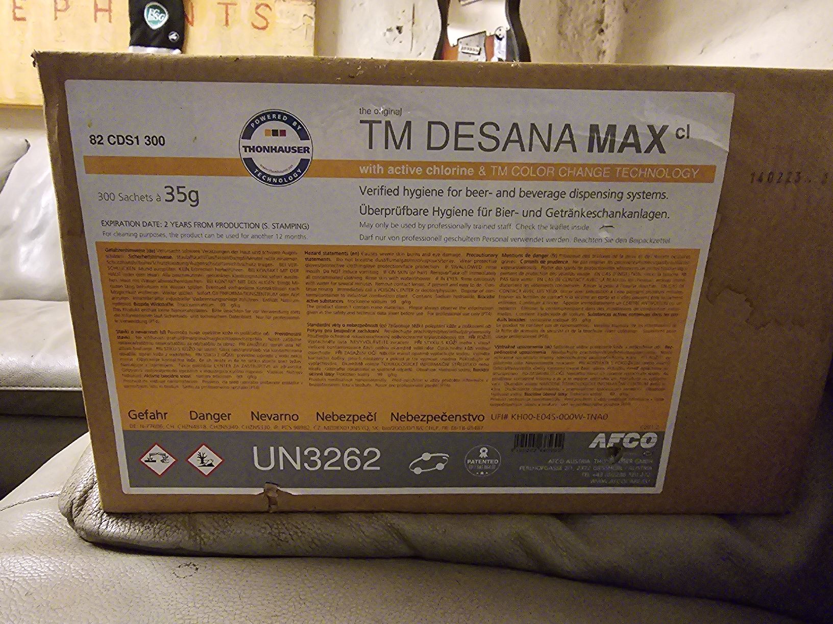 300x 35g TM Desana Max cl Reinigung für Schankanlagen (D) (Neu und originalverpackt) in ...