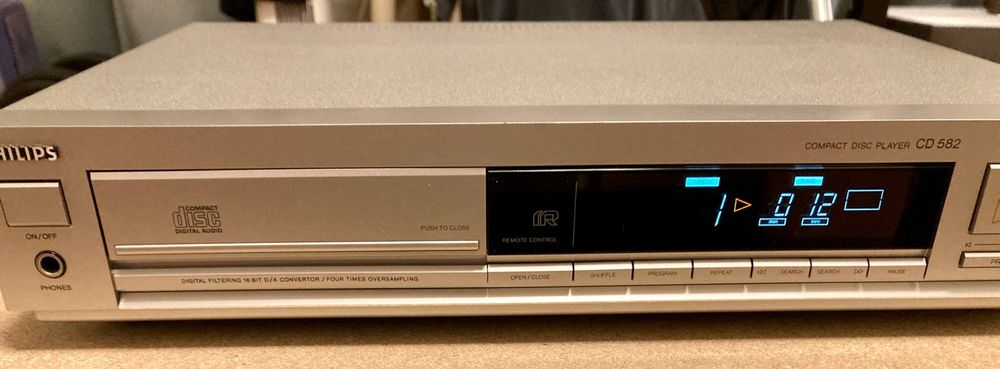Philips CD582 Stereo Compact Disc Player (1988-89) (Gebraucht) in ...