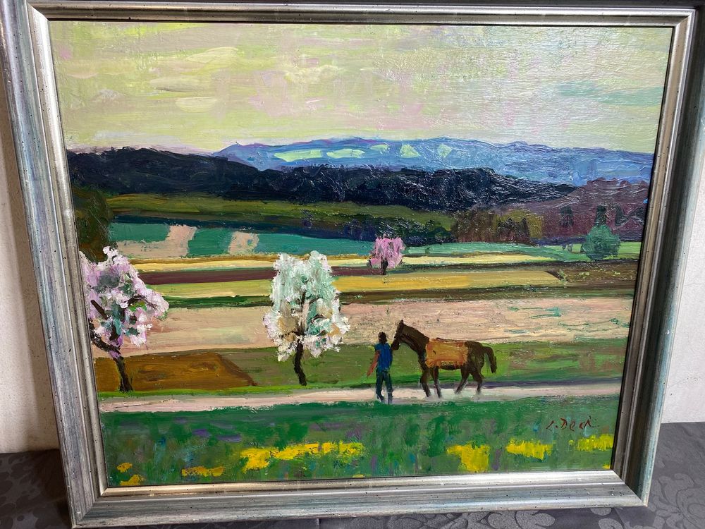 Leo DECK (1908-1997) Tableaux peinture sur panneaux signée (Gebraucht) in Payerne für CHF 215 ...