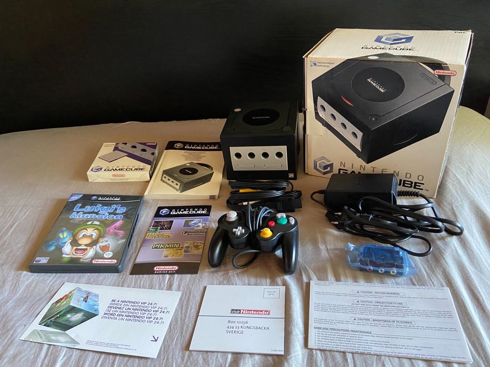 Nintendo Gamecube in OVP inkl. Controller, Memory Card, Game (Gebraucht ...