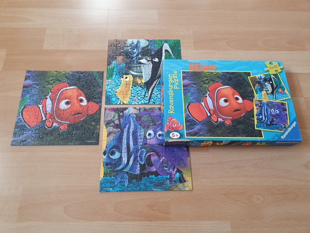 Ravensburger Puzzle Findet Nemo (3x49 Teile) | Kaufen auf Ricardo