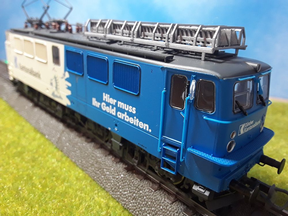 Brawa _ E42 Lokomotive Schweizer Kantonalbank _ Spur H0 (Gebraucht) in ...