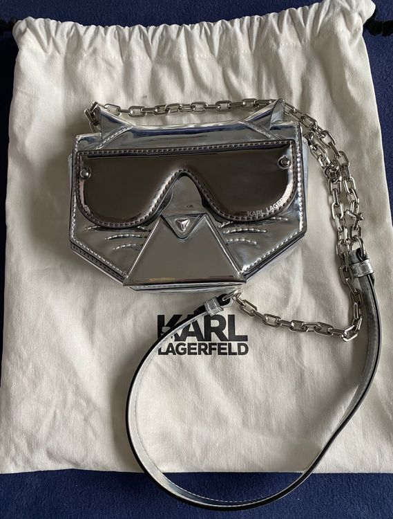 Karl Lagerfeld Mini Tasche Silber (Neu und originalverpackt) in Basel ...
