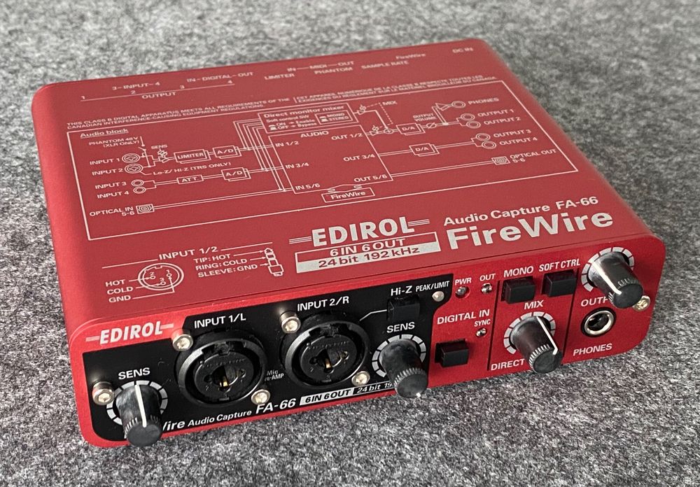 EDIROL FA-66 by ROLAND | FireWire Audio Interface (Gebraucht) in ...