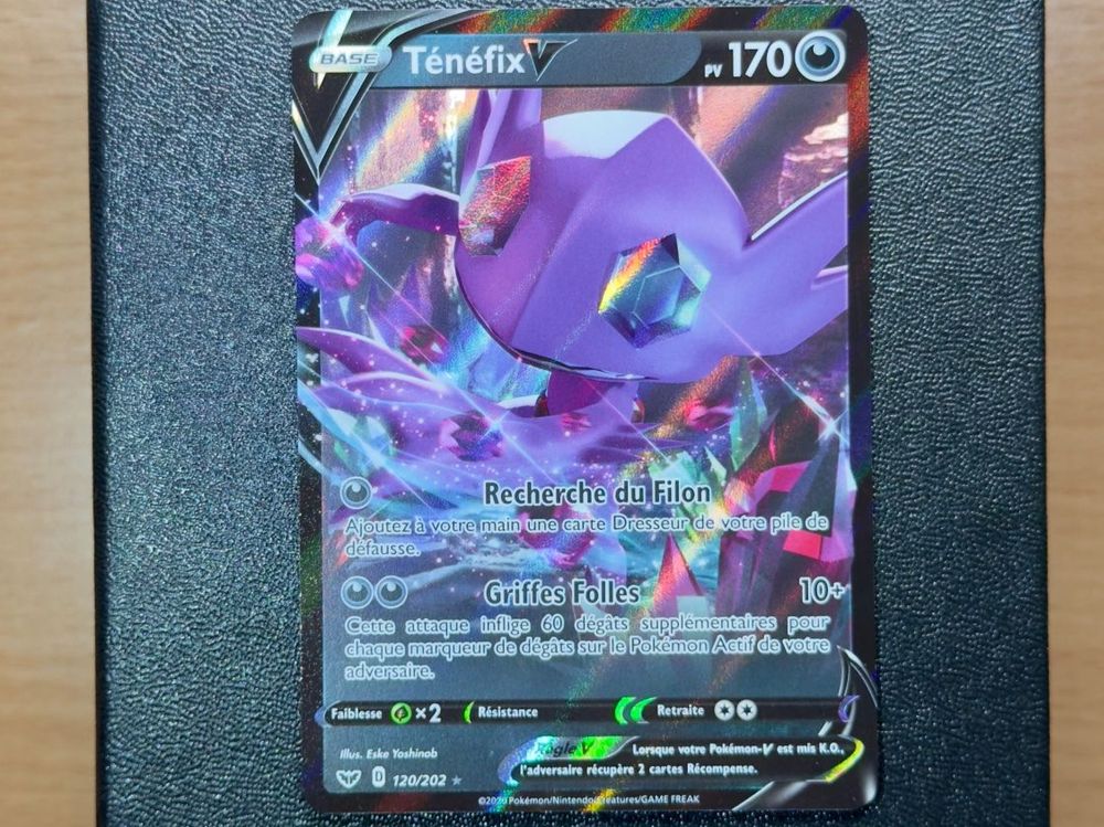 Ténéfix V (120/202) - Carte Pokémon - Épée et Bouclier - FR | Kaufen ...