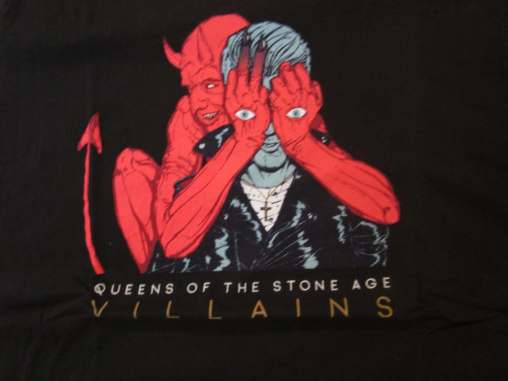 Queens Of The Stone Age T-Shirt M Villains QOTSA (Neu (gemäss ...