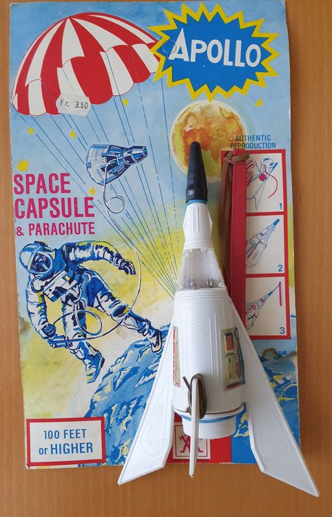 Apollo Rakete Flugspielzeug, 70 er Jahre Made in Germany (Neu (gemäss ...