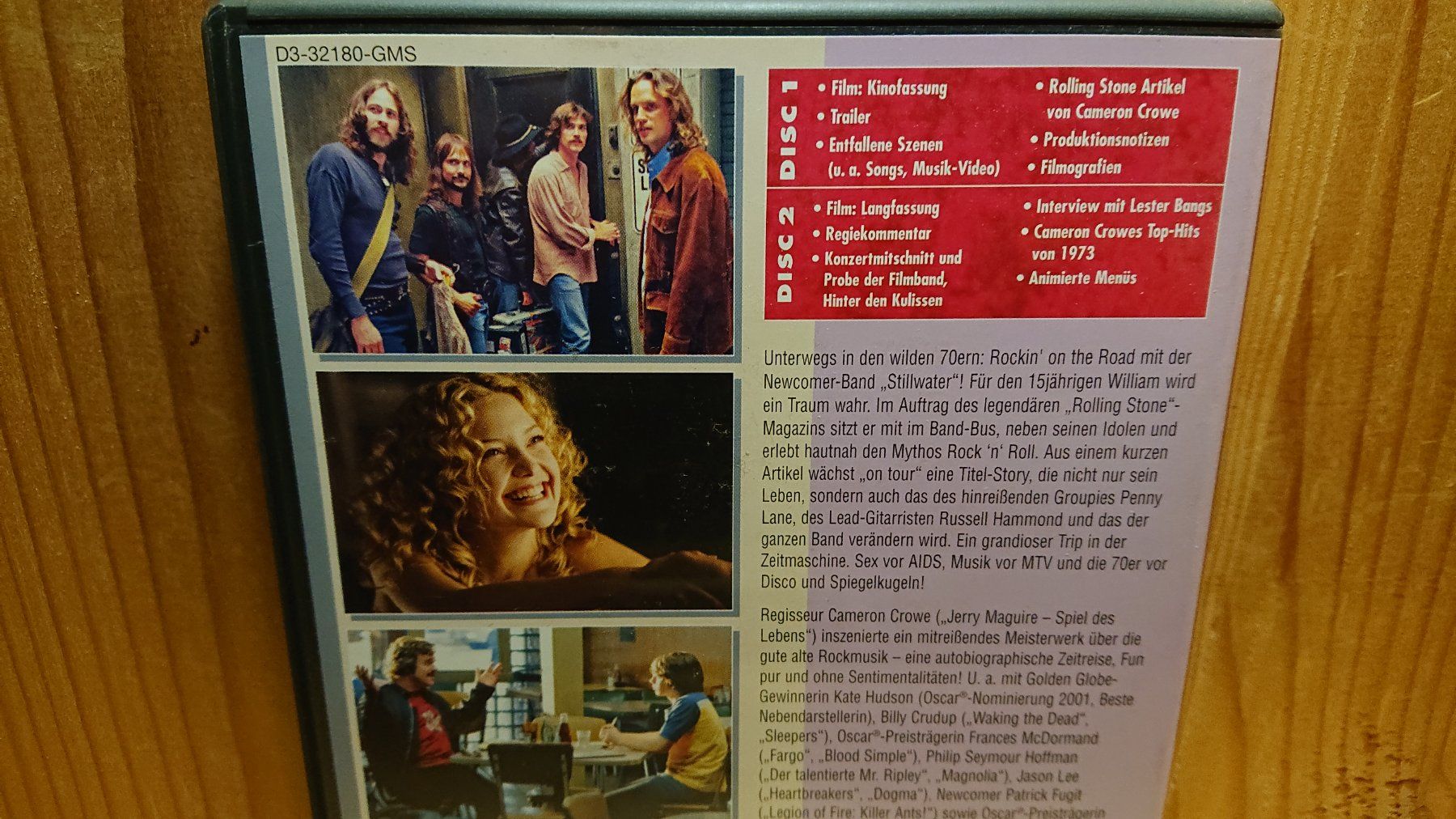 ALMOST FAMOUS Fast Berühmt DVD mit Kate Hutson (Gebraucht) in ...