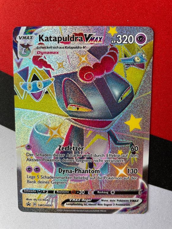 DE- Shiny Katapuldra VMAX Pokemon Karte | Kaufen auf Ricardo