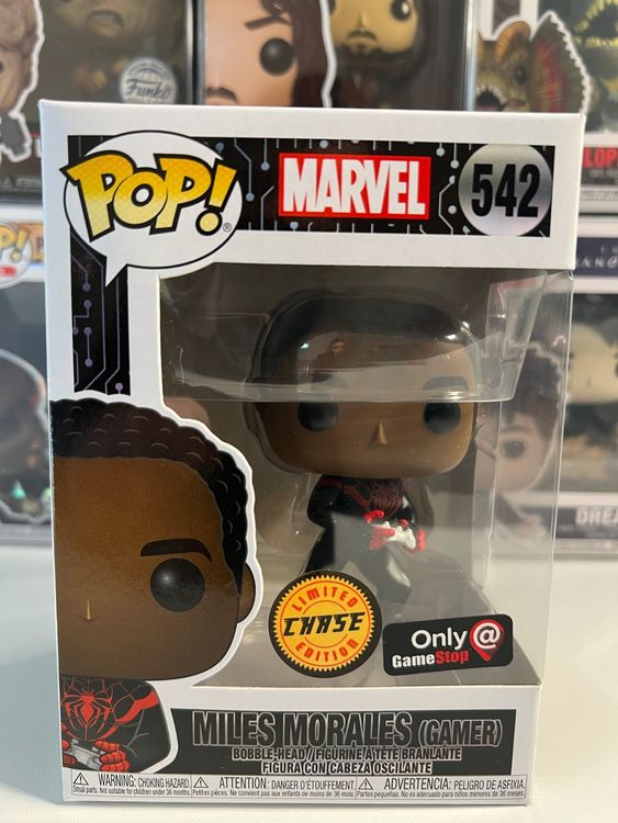 Funko POP! Marvel Miles Morales (Gamer) Ed. Limit. Chase (Neu und ...