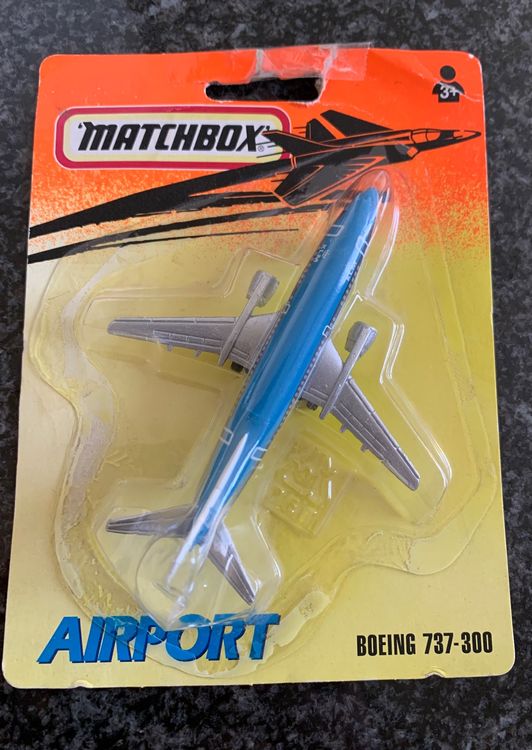 Matchbox Airport KLM BOEING 737-300 Model Vintage OVP (Neu und ...