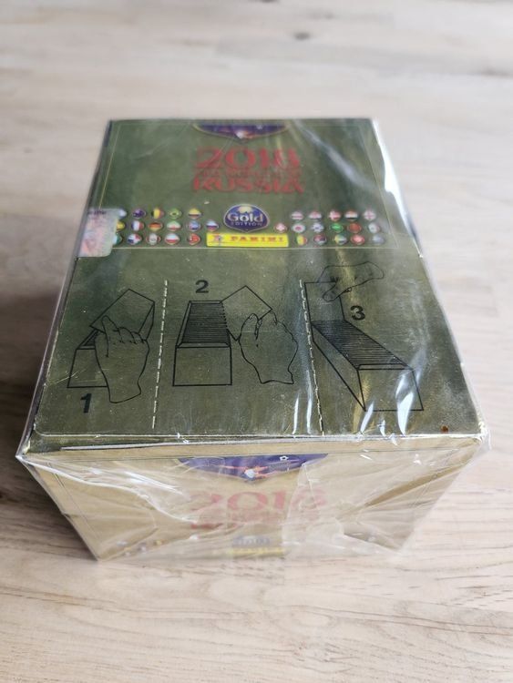 9 x Panini Display Box WM 2018 Russland / Swiss Gold Edition (Neu und ...