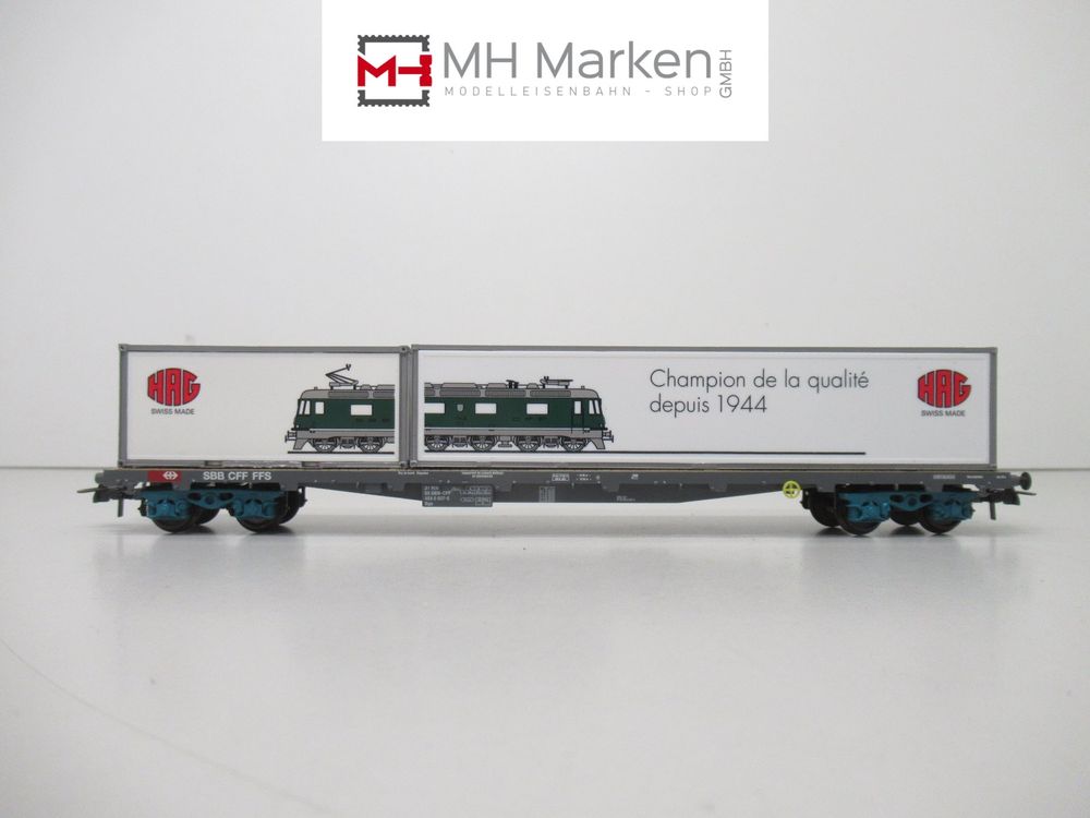 Hag aus Set 096.03 Containertragwagen "Re 6/6" o.OVP AC H0 (Gebraucht ...