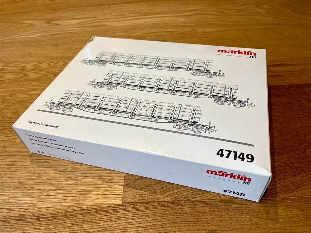 Märklin 47149 - SBB Rungenwagen mit Holzladung (Gebraucht) in Rümlang ...