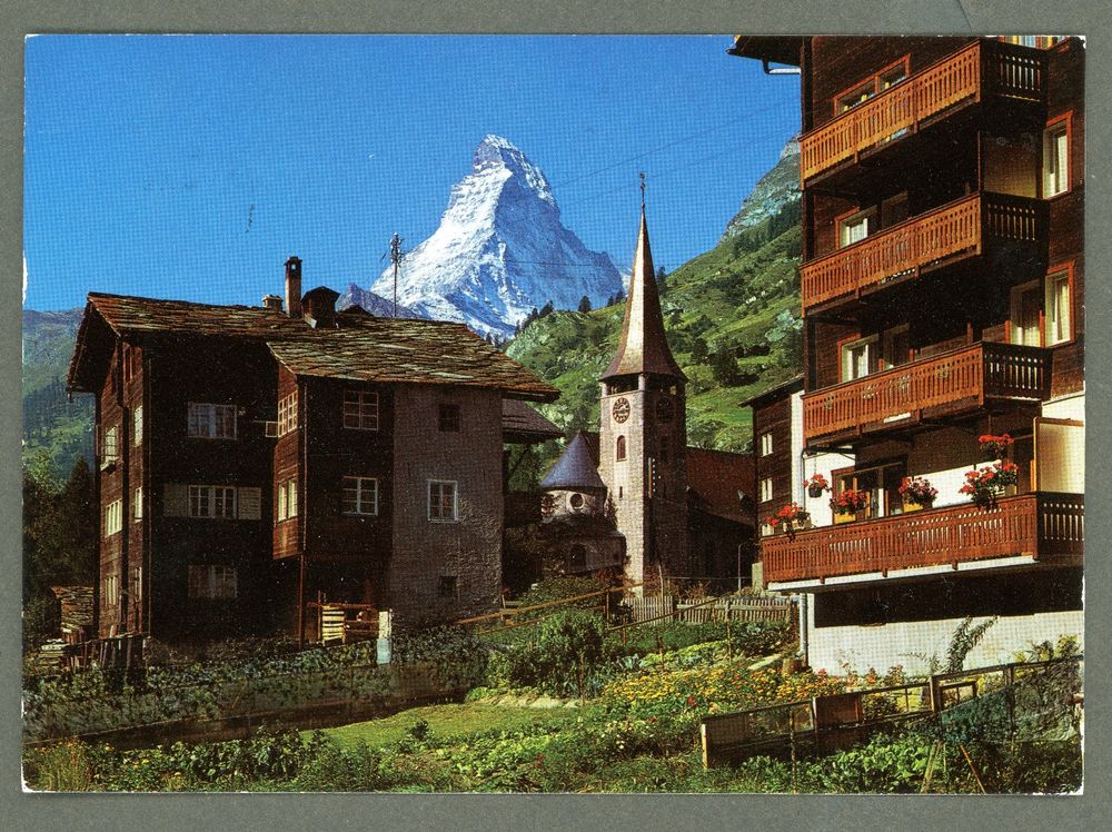 AK farbig Zermatt VS Matterhorn ≈ 1978 (Gebraucht) in Basel für CHF 2.5 – mit Lieferung auf ...