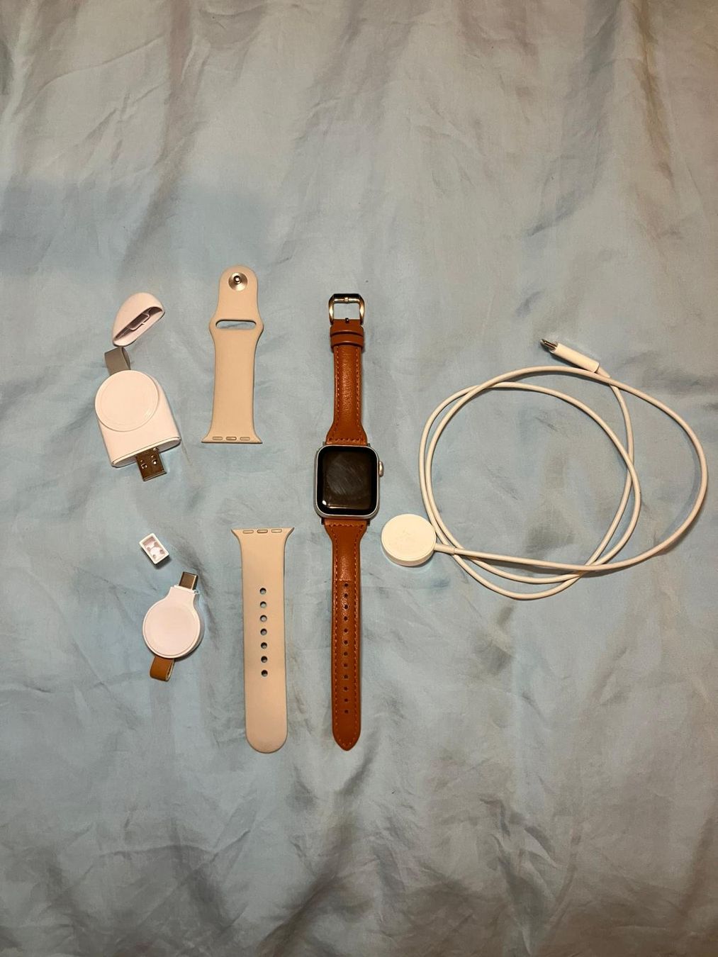 Apple Watch SE (2. Generation) – 38 mm – Starlight (Wi-Fi) (Gebraucht ...