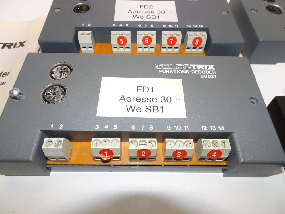 3 Selectrix Funktionsdecoder 66821 Steuergerät | Acheter sur Ricardo