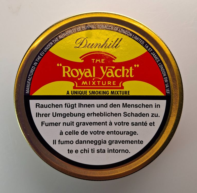 Dunhill Royal Yacht Aged Tabak 6 Jahre alt (Neu und originalverpackt ...