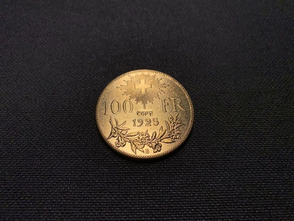 Replica: 100 Fr. Goldvreneli 1925 inkl. Gratis-Versand (Neu (gemäss Beschreibung)) in Sursee für ...