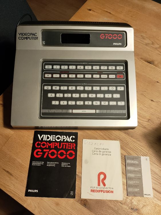RAR*** PHILIPS G7000 Videopac Computers 1980 inkl. 11 Spiele (Gebraucht) in Gossau SG für CHF ...