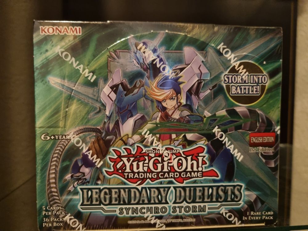 Yu-Gi-Oh! Legendary Duelist Synochro Storm Booster Display (Neu und originalverpackt) in ...