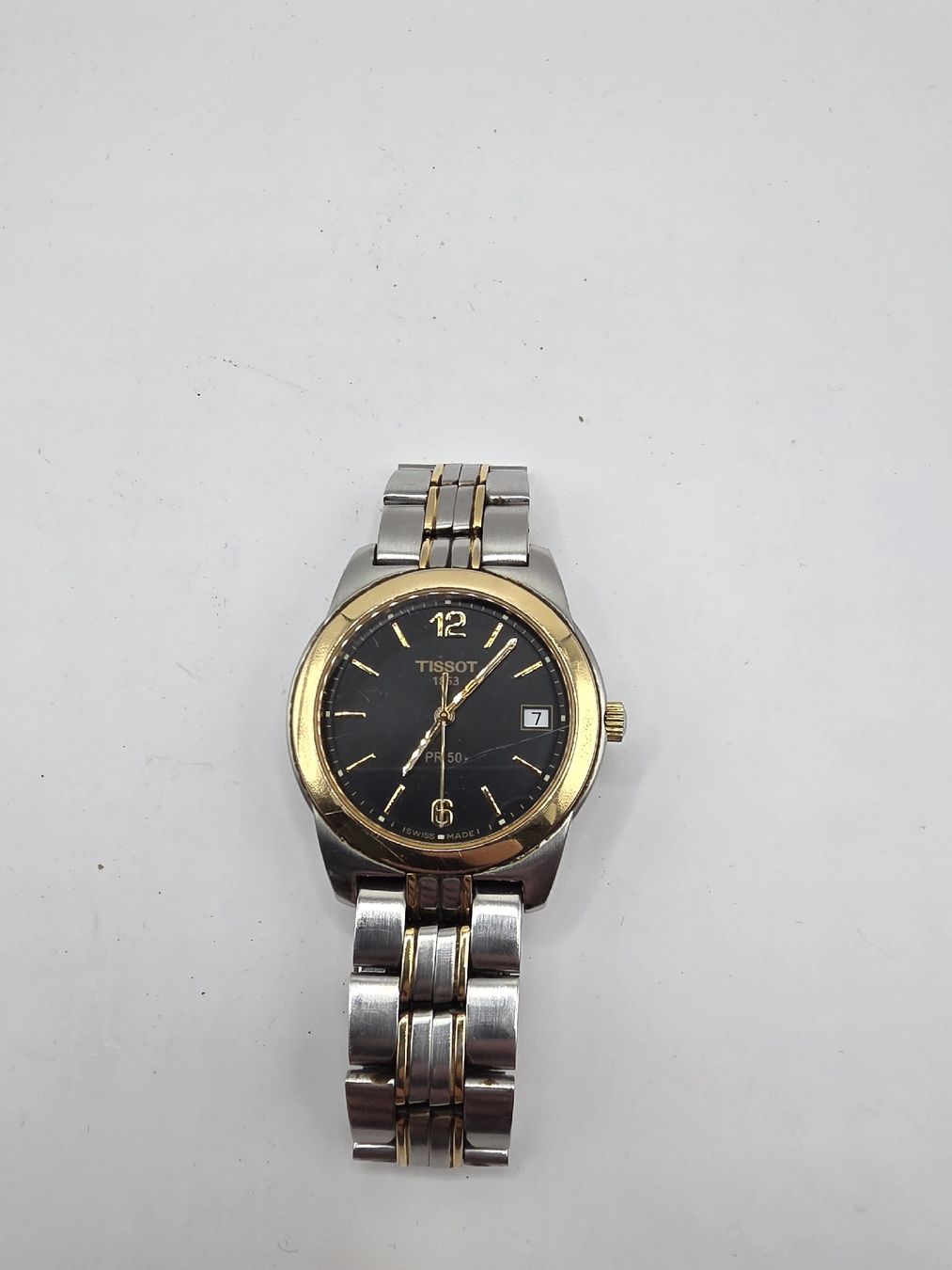 Tissot PR 50 Uhr, Quartz, Edelstahl/Gold, Top Zustand! (Gebraucht) in ...