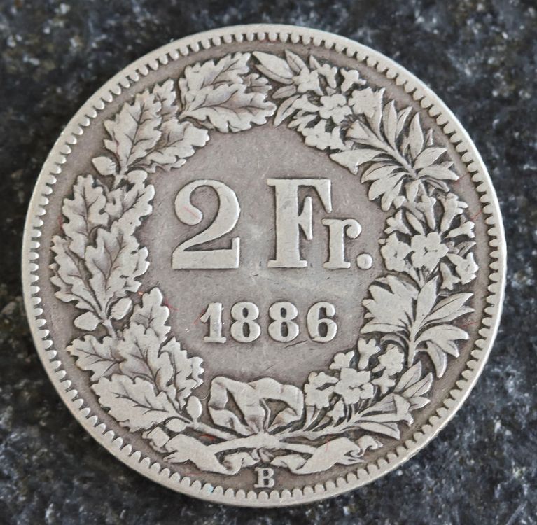 2 CHF 1886 | Kaufen auf Ricardo