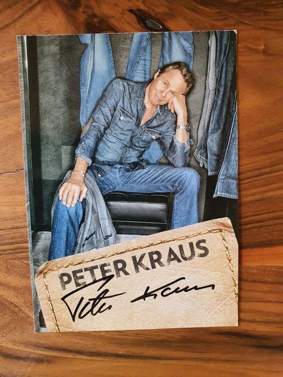 Peter Kraus, handsigniert (Gebraucht) in Buchs ZH für CHF 8 – mit Lieferung auf Ricardo kaufen
