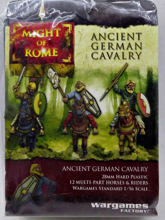 WARGAMES FACTORY ANCIENT GERMAN CAVALRY MIGHT OF ROME (Neu und ...