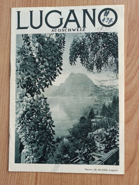 Alter Prospekt / Lugano - Ausgabe ca. 1930 (Gebraucht) in Brugg AG für CHF 15 – mit Lieferung ...