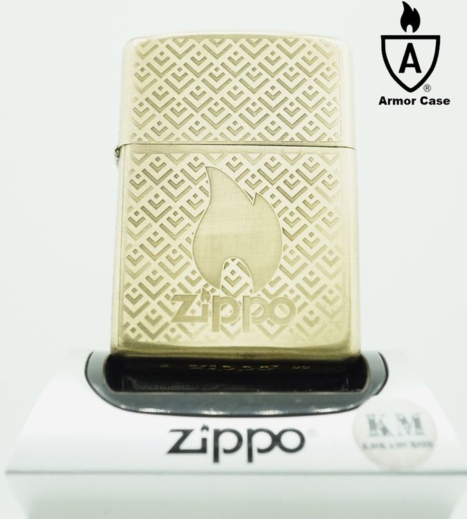 ZIPPO® FLAME DESIGN - ARMOR CASE - BRASS - 2022- UNGEZÜNDET | Kaufen auf Ricardo