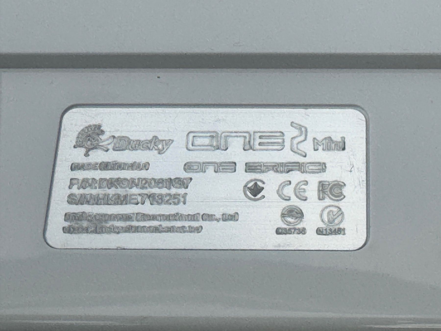 Ducky One 2 Mini Clavier Gamer mécanique - Keyboard Suisse ! (D ...